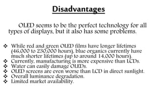 Light Emitting Diode & OLED | PPTX