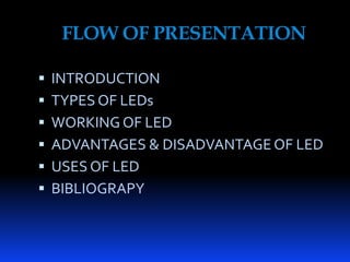 Light emitting diode(LED) | PPTX