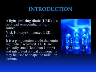 Light emitting diode(LED) | PPTX