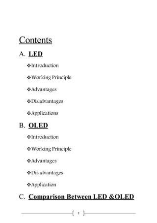 Light Emitting Diode Presentation Report | DOCX