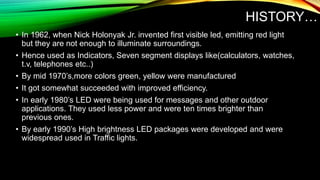 Light emitting diode’s a Basic Description of LED Bulbs... | PPTX