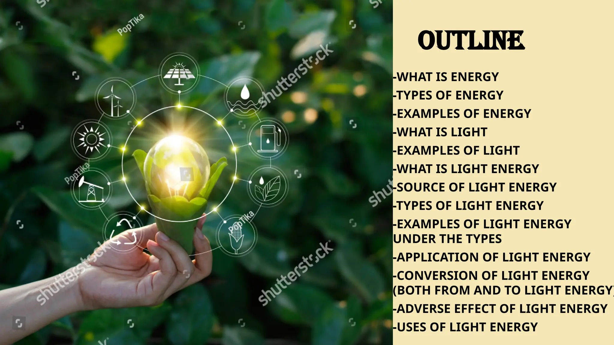 Light Energy: infrastructure of light transmission | PPTX