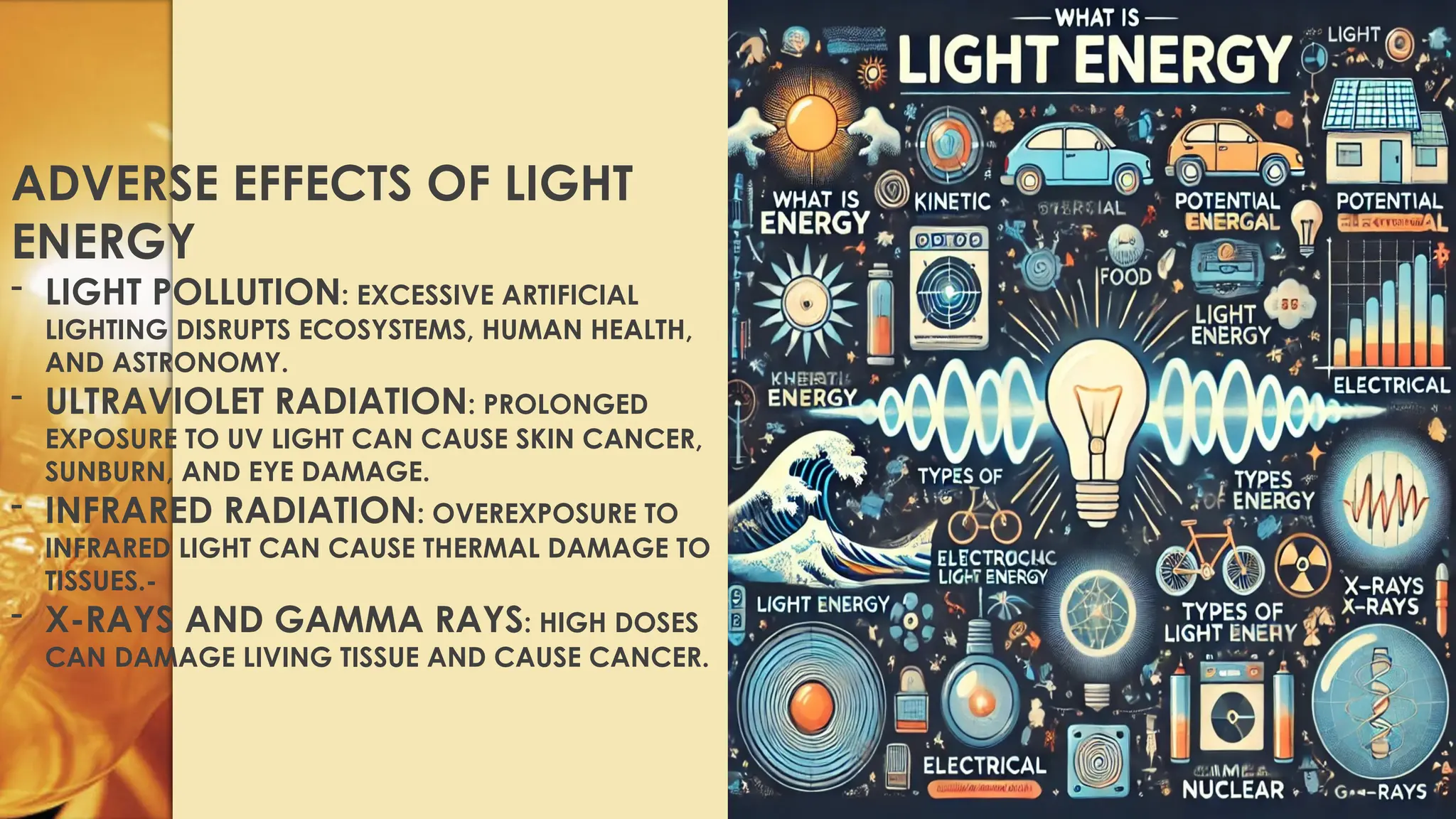 Light Energy: infrastructure of light transmission | PPTX