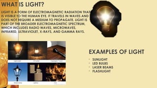 Light Energy: infrastructure of light transmission | PPTX