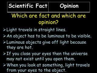 LIGHT ENERGY ppt for jhs grade 7, science grade 7 | PPT