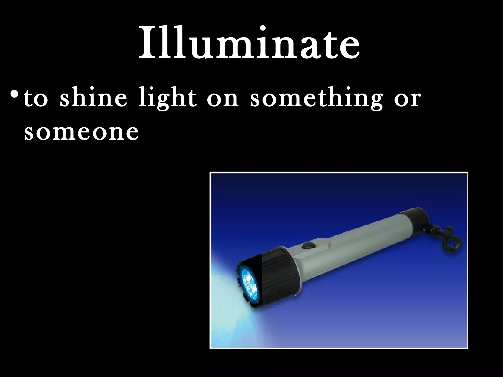 Light Energy Vocabulary | PPT