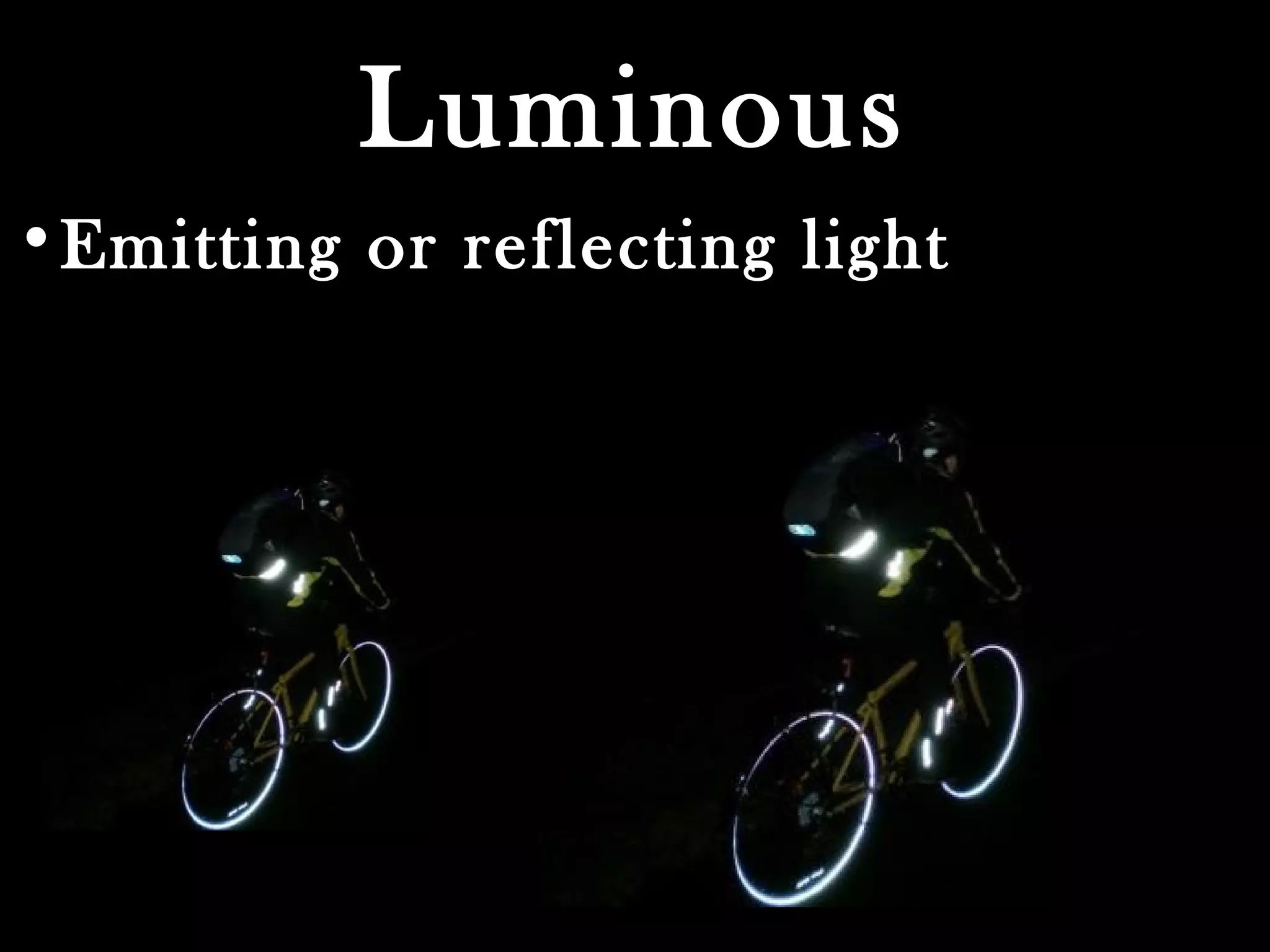 Light Energy Vocabulary | PPT