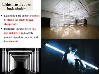 Lightening in the visual merchandising | PPTX