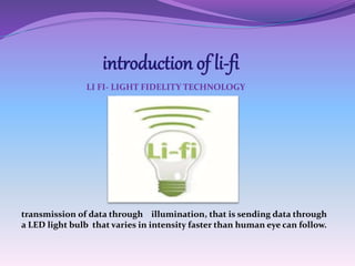 Light fidelity | PPT