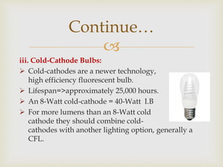 Light fitting in poultry houses | PPTX