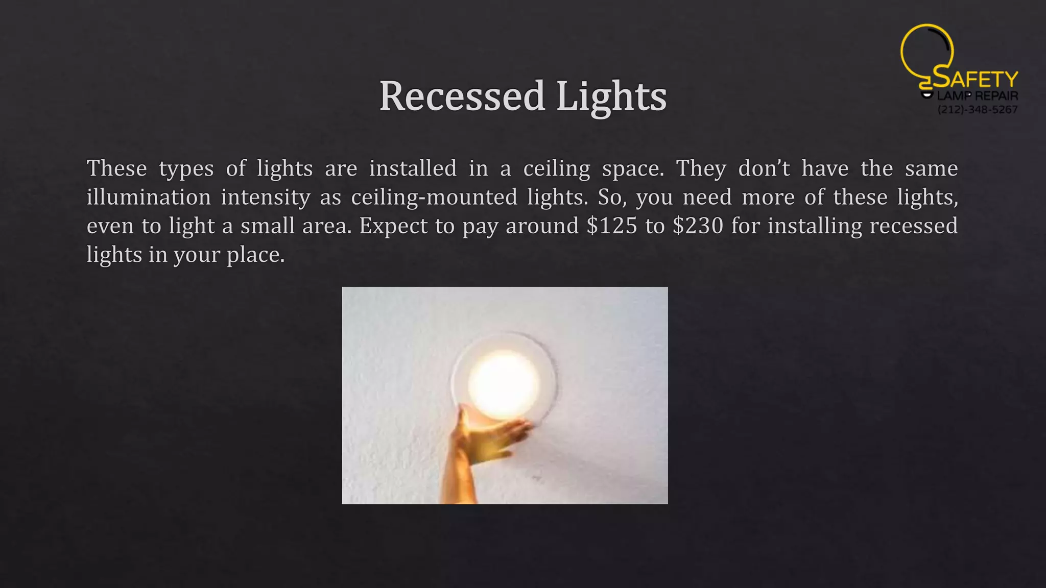 Light Fixture Installation Types | PPT