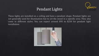 Light Fixture Installation Types | PPT