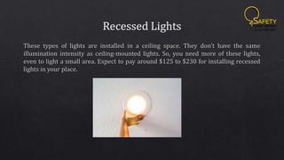 Light Fixture Installation Types | PPT