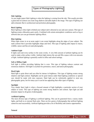 Light & flash photography | PDF