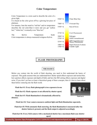 Light & flash photography | PDF