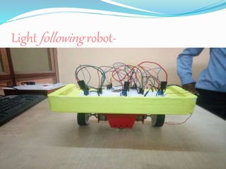 Light following robot | PPT
