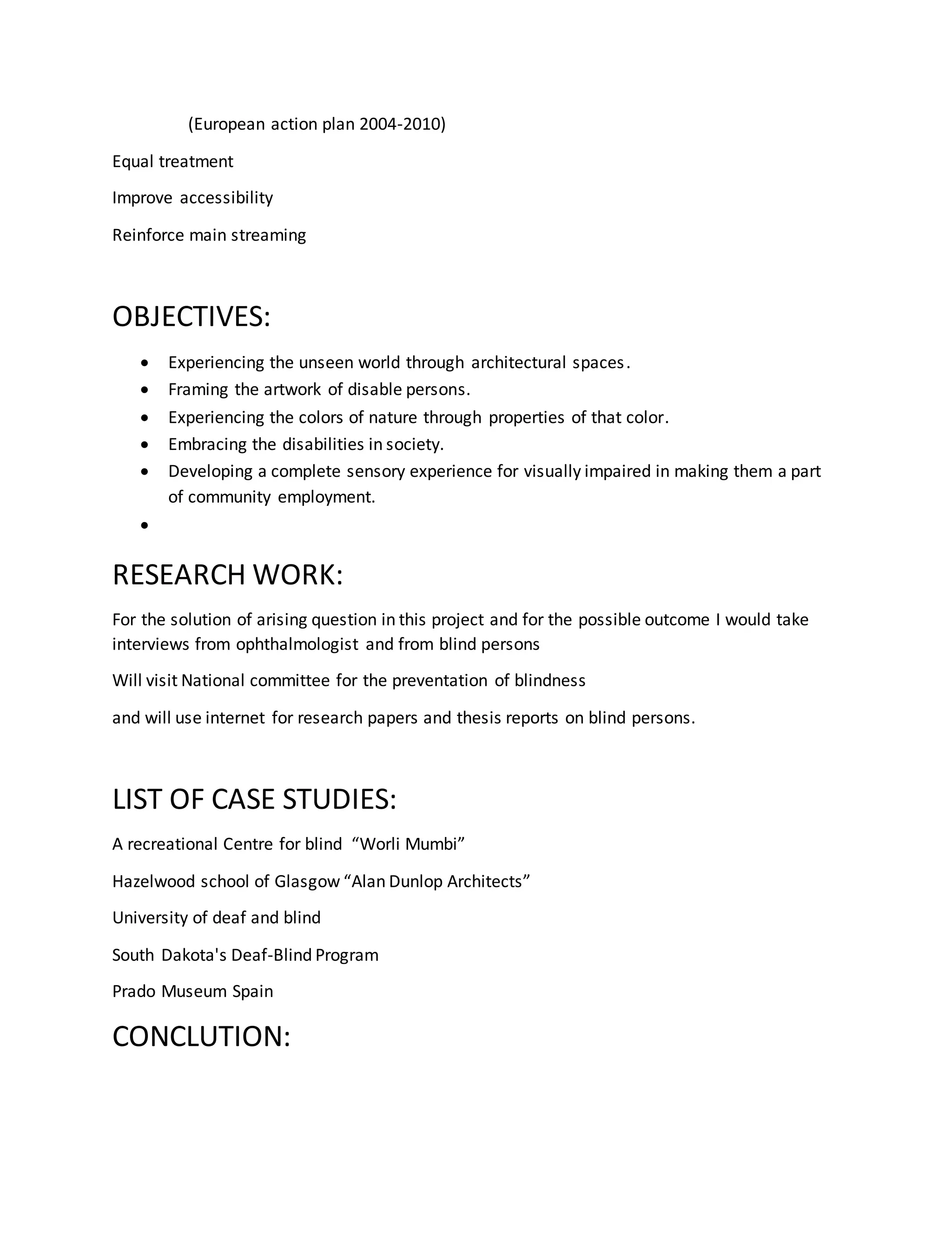 Light for blind | DOCX