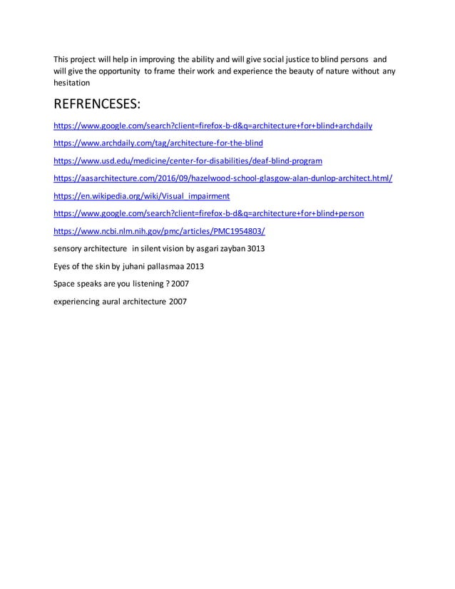 Light for blind | DOCX | Eye and Vision Conditions | Diseases and ...