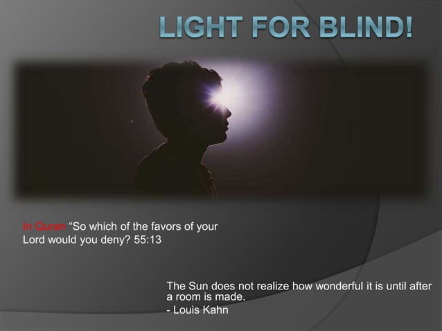 Light for blind!2 | PPTX