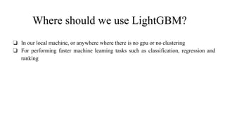 LightGBM and Multilayer perceptron (MLP) slide | PPTX