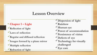LIGHT - Reflection of lig Grade 8....pptx