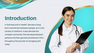 In Sickness and in Health: Understanding GP Sick Notes | PPT