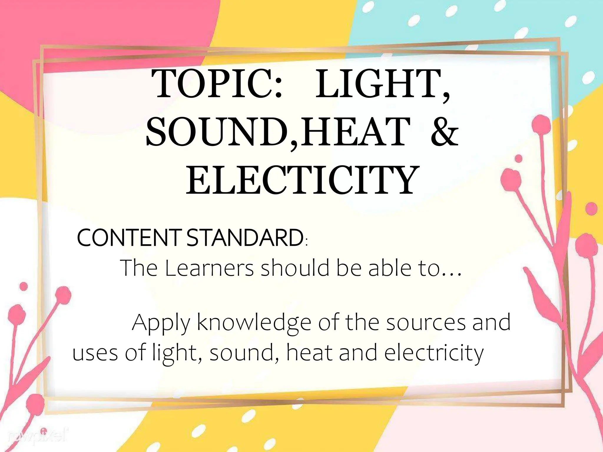 Light Energy, Heat Energy and Electricity Energy | PPTX | Chemistry ...