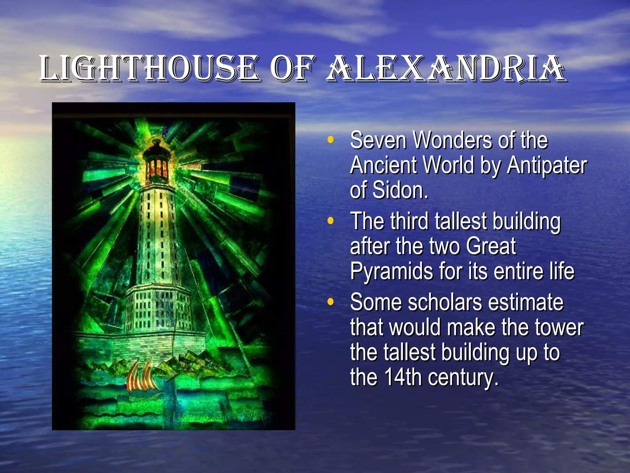 Lighthouse Of Alexandria | PPT