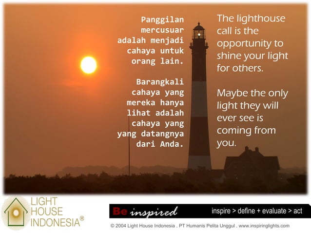 Lighthouse Indonesia, Wisdom | PPT