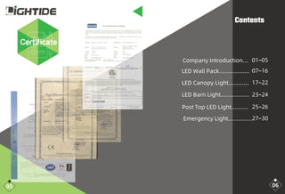 DLC QPL Outdoor & Commercial LED Lighting catalog-US version | PPT
