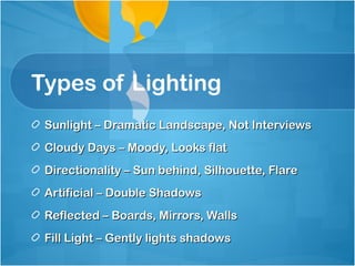 Lighting | PPT
