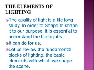 Lighting | PPT