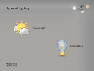 Basic Lighting Concept for Photography | PPTX