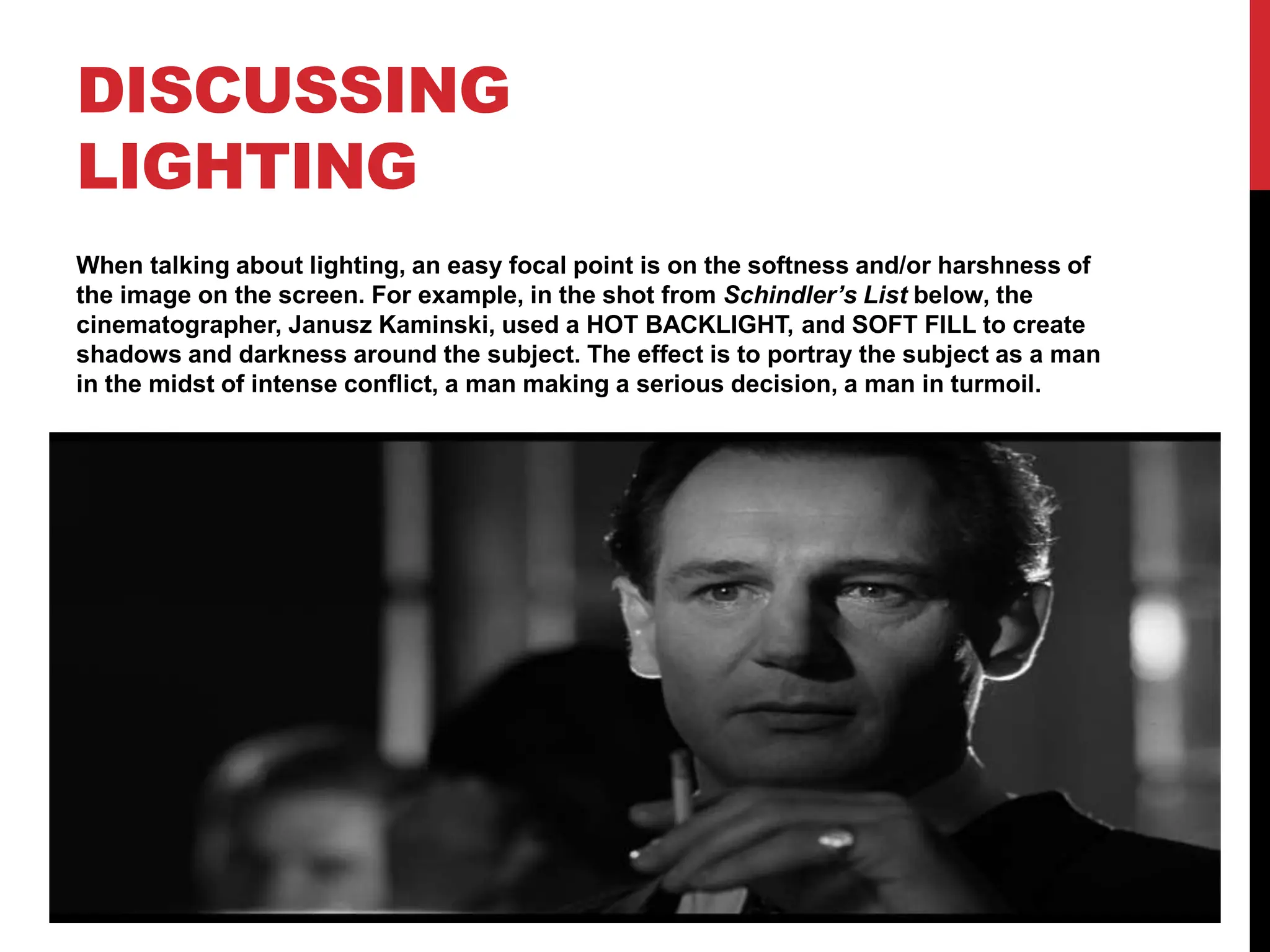 Movie Lighting Basics explained in short | PPTX | Photography | Arts ...