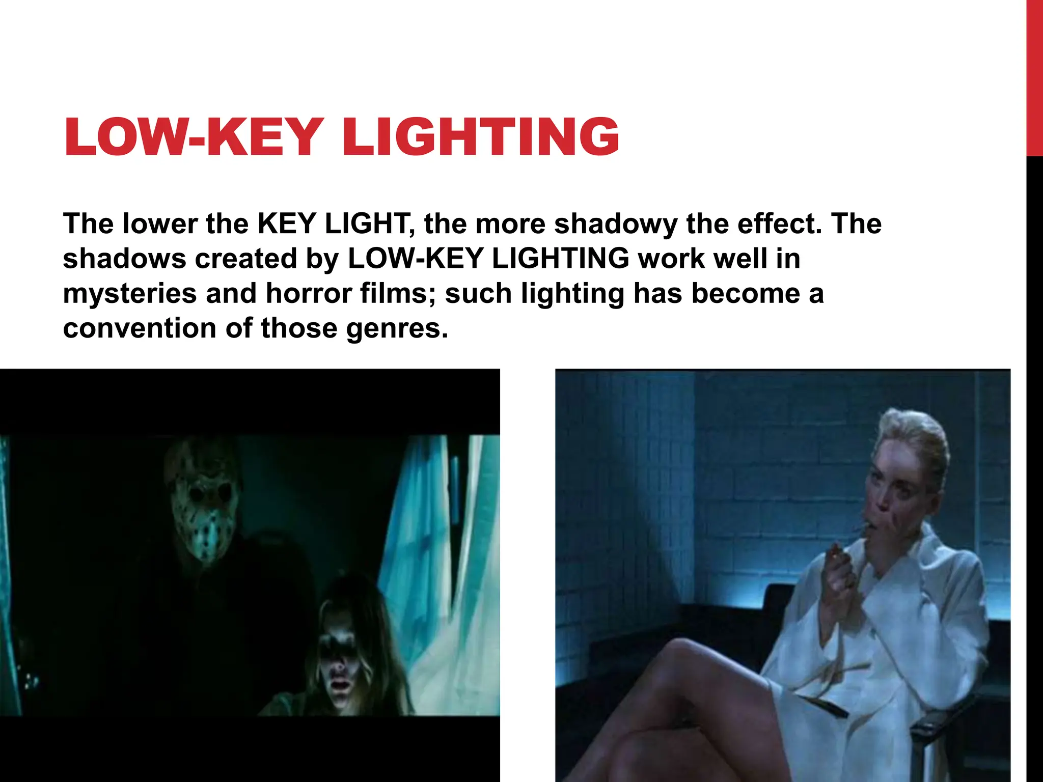 Movie Lighting Basics explained in short | PPTX | Photography | Arts ...