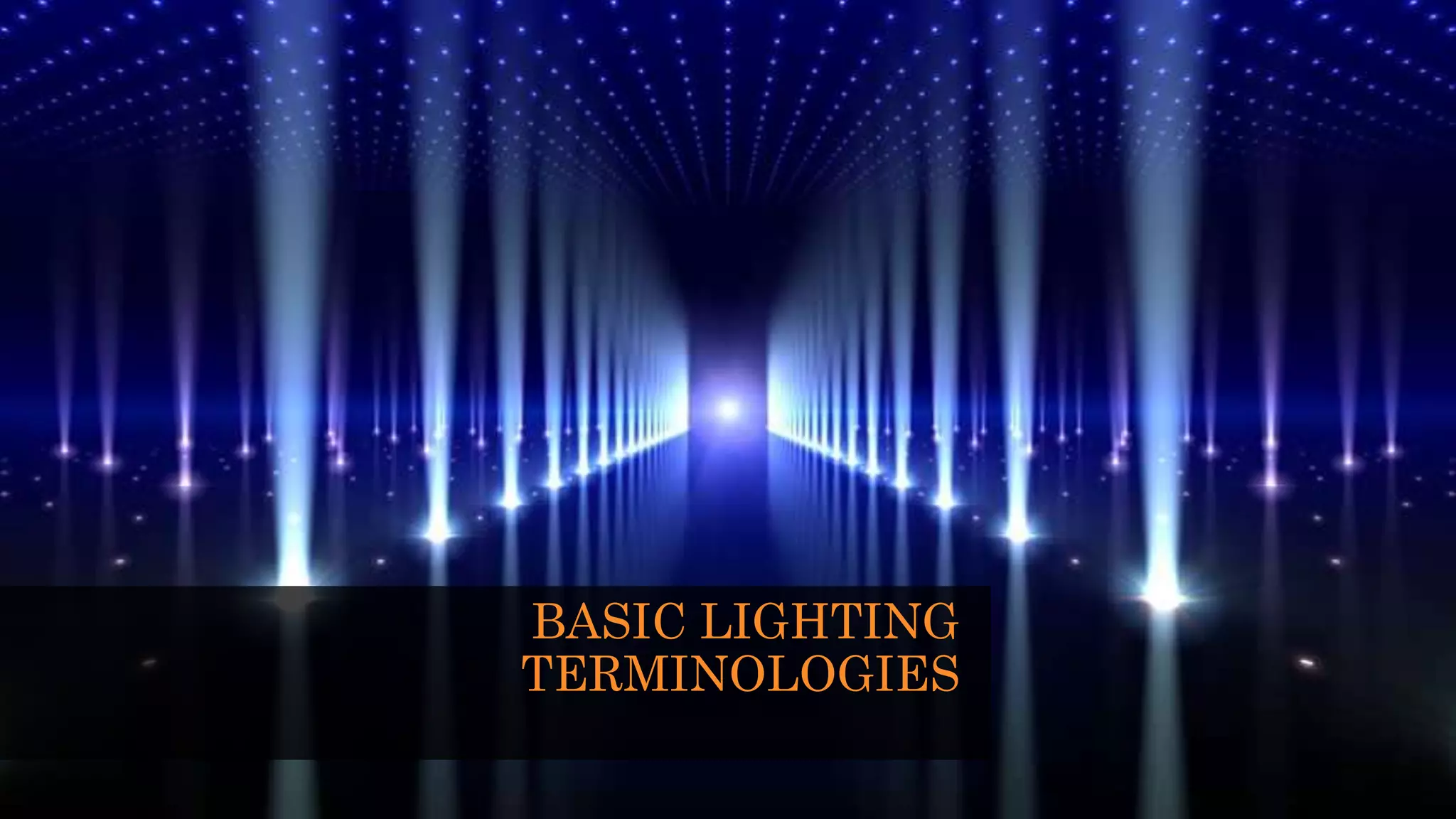 Lighting Design - Theory and Calculations | PPTX