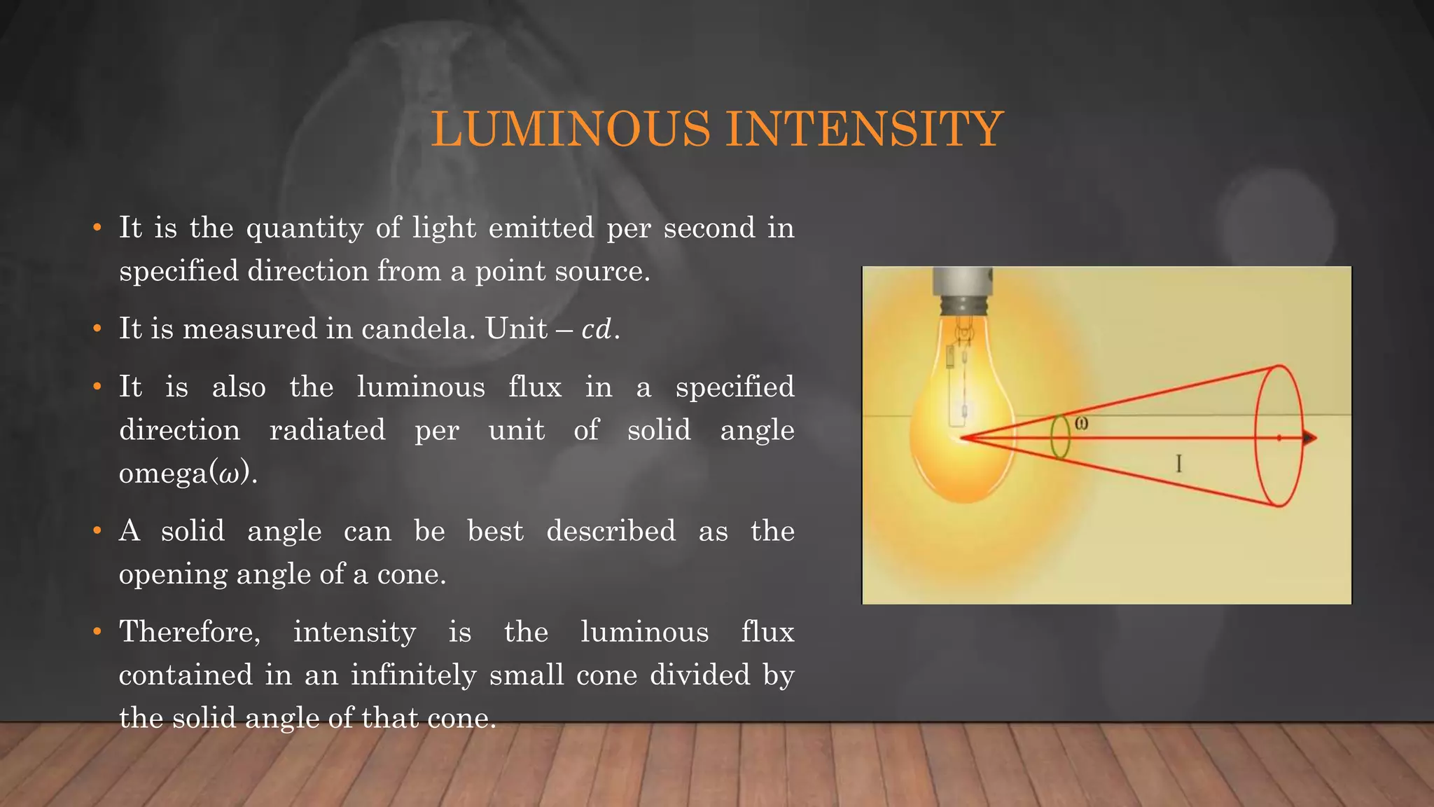 Lighting Design - Theory and Calculations | PPTX