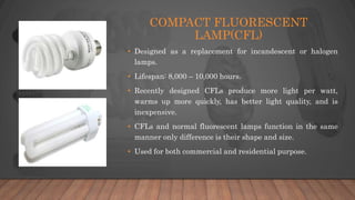 Lighting Design - Theory and Calculations | PPTX
