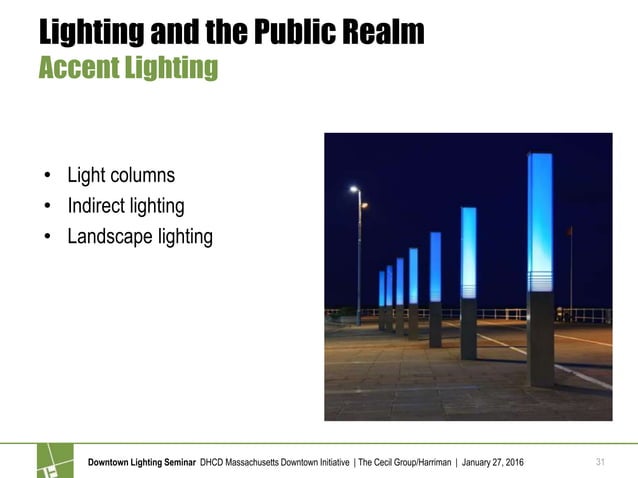 Design Guidelines and Lighting in your Downtowns | PPT