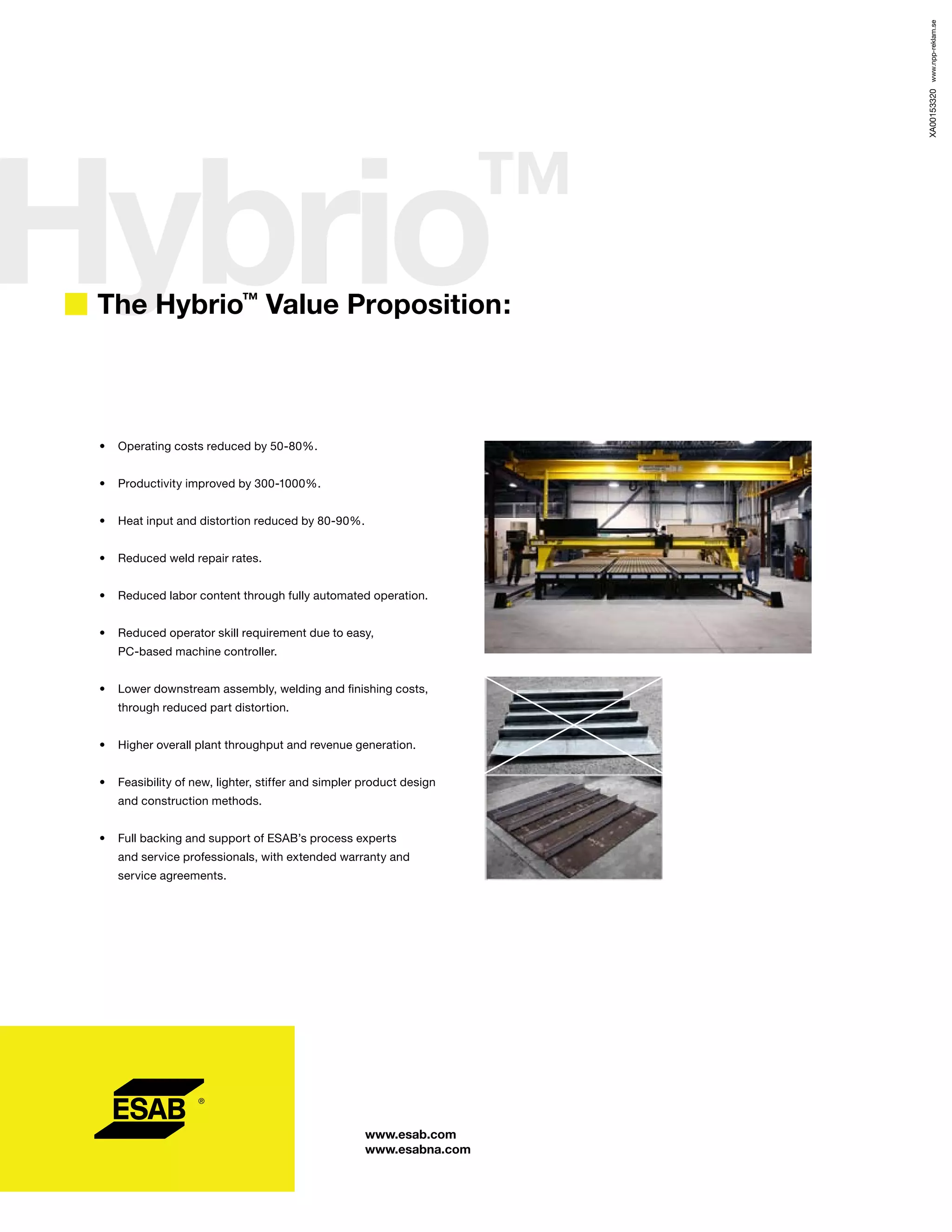 Lighting the-way: ESAB hybrid-laser-welding | PDF