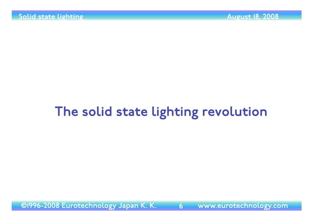 Solid state lighting, GaN LEDs and lasers | PDF