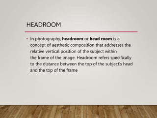 Rule of Compositions & Lighting By Warda Maryam | PPT