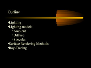 Lighting and shading | PPT