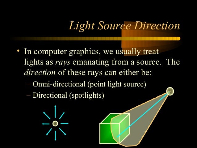 Lighting and shading