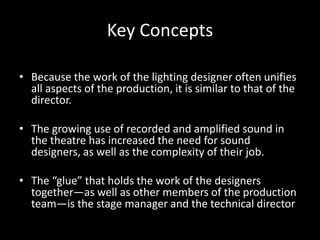 Lighting and sound design | PPTX