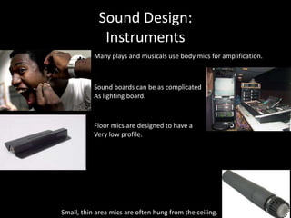 Lighting and sound design | PPTX