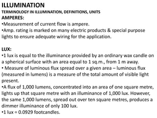 Lighting architecture lecture 3 | PPT