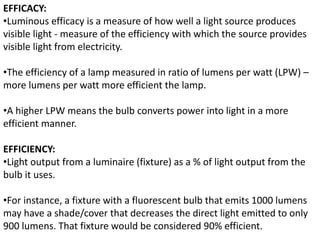 Lighting architecture lecture 3 | PPT