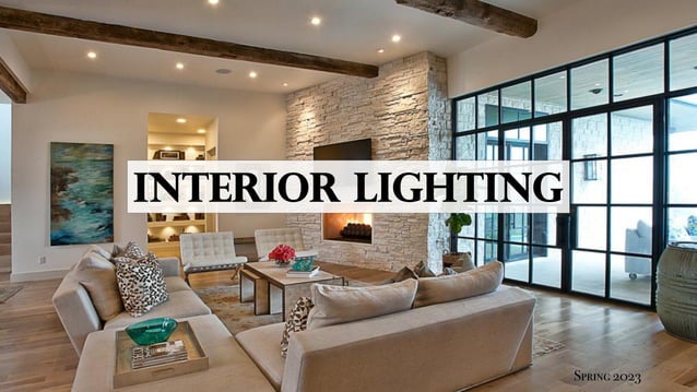 Interior Design-Lighting Assignment | PDF