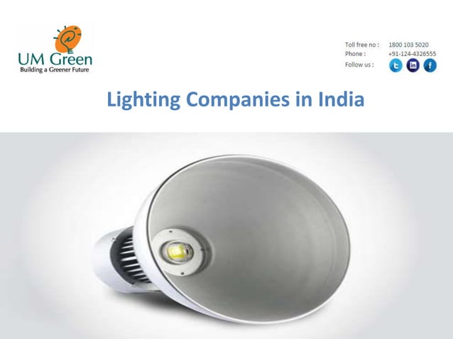 Lighting companies in india | PPTX